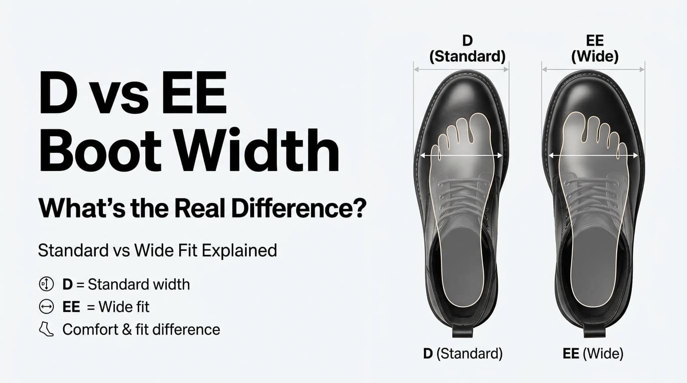 Boot Width Sizes Explained: D vs EE, Wide vs Extra Wide - BootsGuru.com