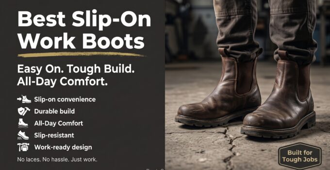 Best Slip-On Work Boots - No Laces, All Safety