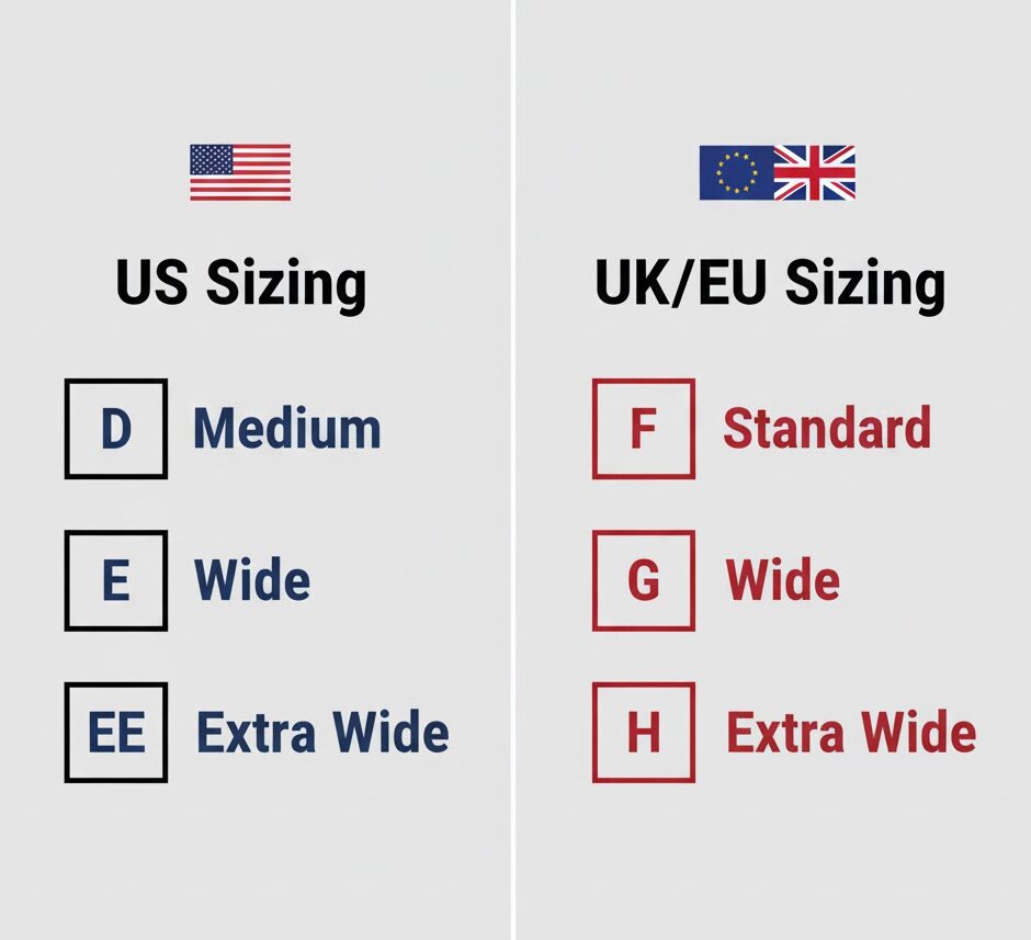 Shoe Widths EE vs. H Explained: A Boot Fitter's Guide (2025)