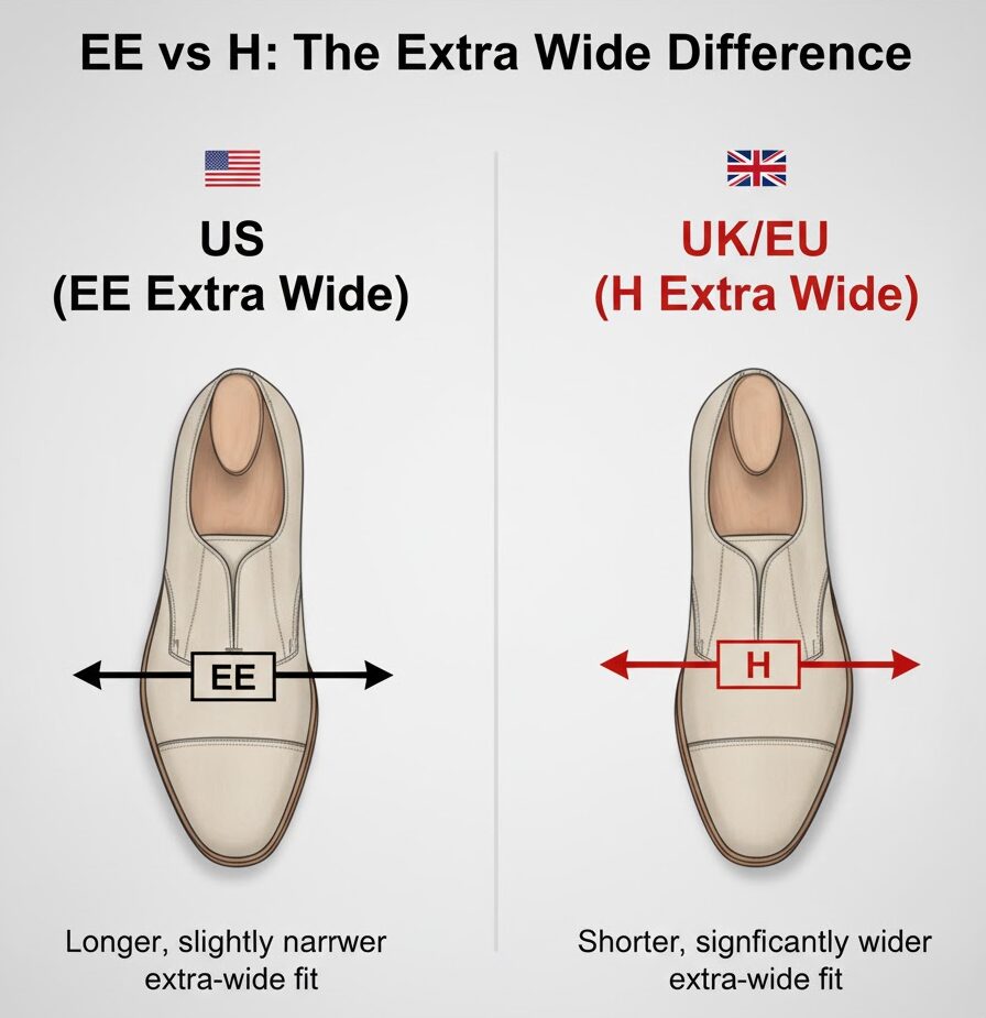 Shoe Widths EE vs. H Explained: A Boot Fitter's Guide (2025)
