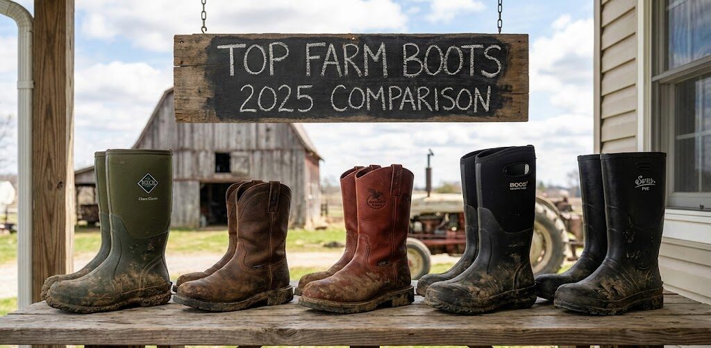 5 Best Farm Boots for Men (2025) – Tested for Mud & Manure