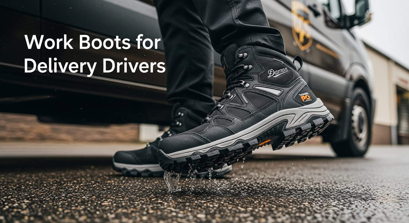 10 Best Work Boots for Delivery Drivers (2026): Lightweight Comfort & Grip