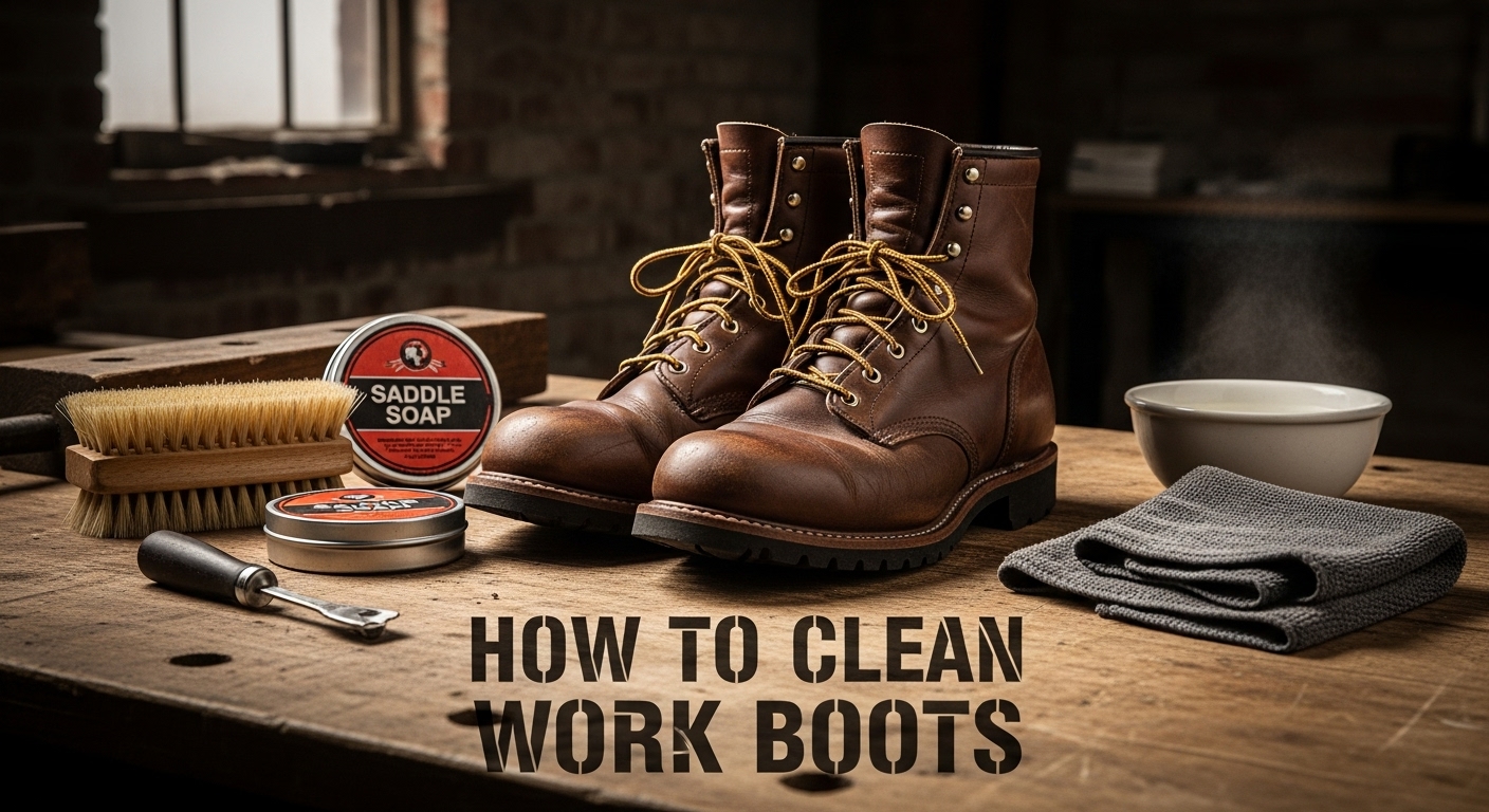 How to Clean Work Boots Properly (No Damage) | Step-By-Step Guide