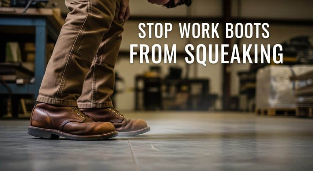 How to Stop Work Boots from Squeaking: 5 Fixes from Simple to Serious