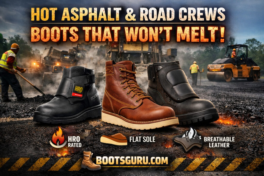 7 Best Boots for Hot Asphalt Paving: The "No-Melt" Guide (2026)