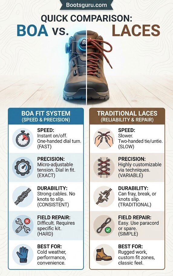 Best BOA Work Boots for 2026: Are Dial Laces Better Than Laces?