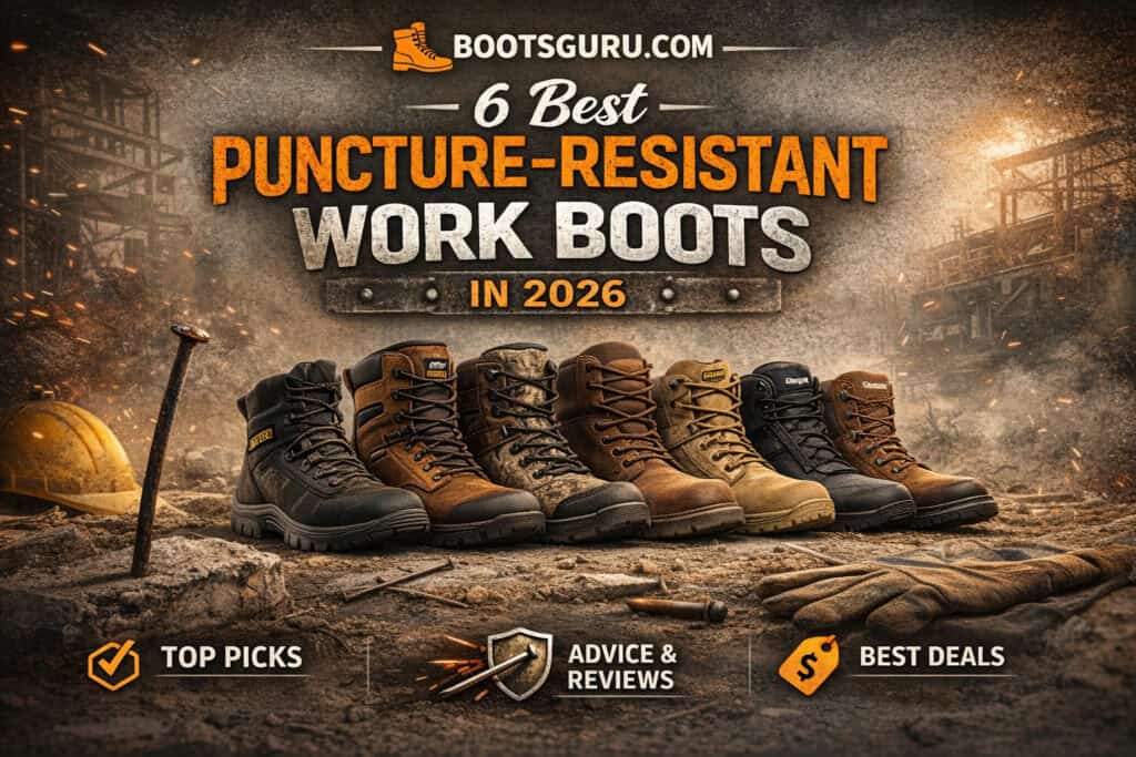 6 Best Puncture-Resistant Work Boots in 2026 - BootsGuru.com