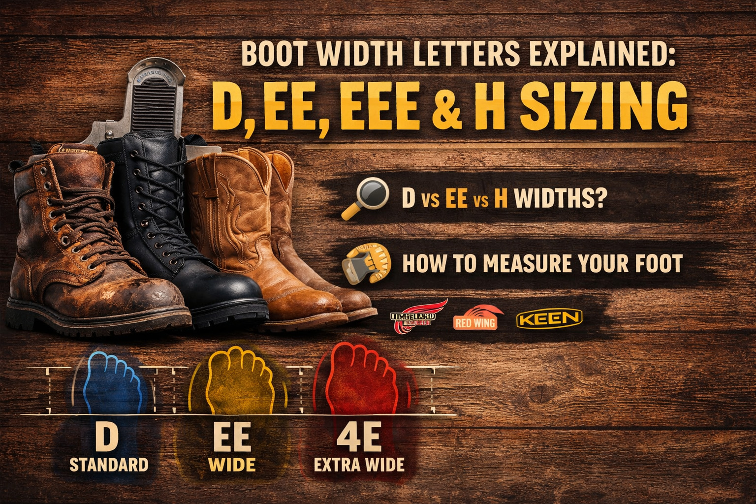 Boot Width Letters Explained: The Ultimate Guide to D, EE, EEE & H ...