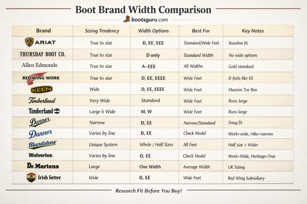 Boot Width Letters Explained: The Ultimate Guide to D, EE, EEE & H ...