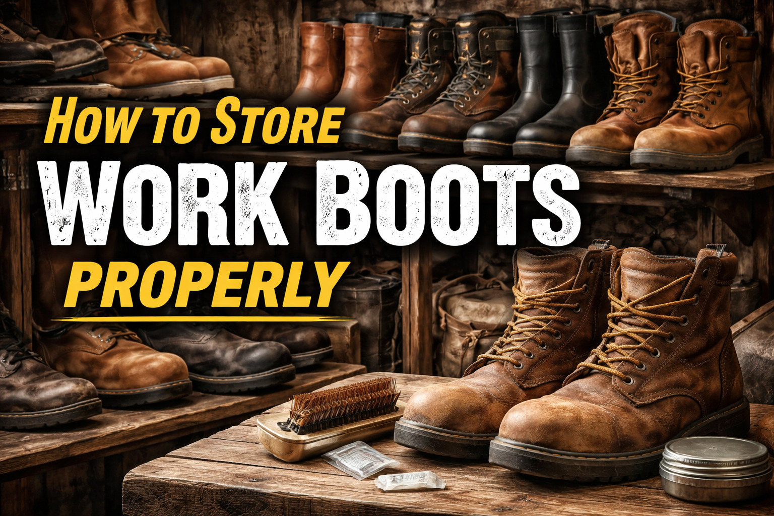 How to Store Boots to Prevent Damage | Work & Winter Boots