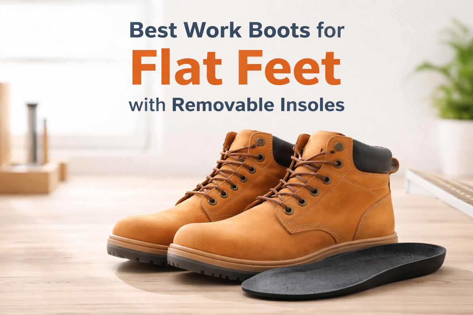 10 Best Work Boots for Flat Feet with Removable Insoles (2026 ...