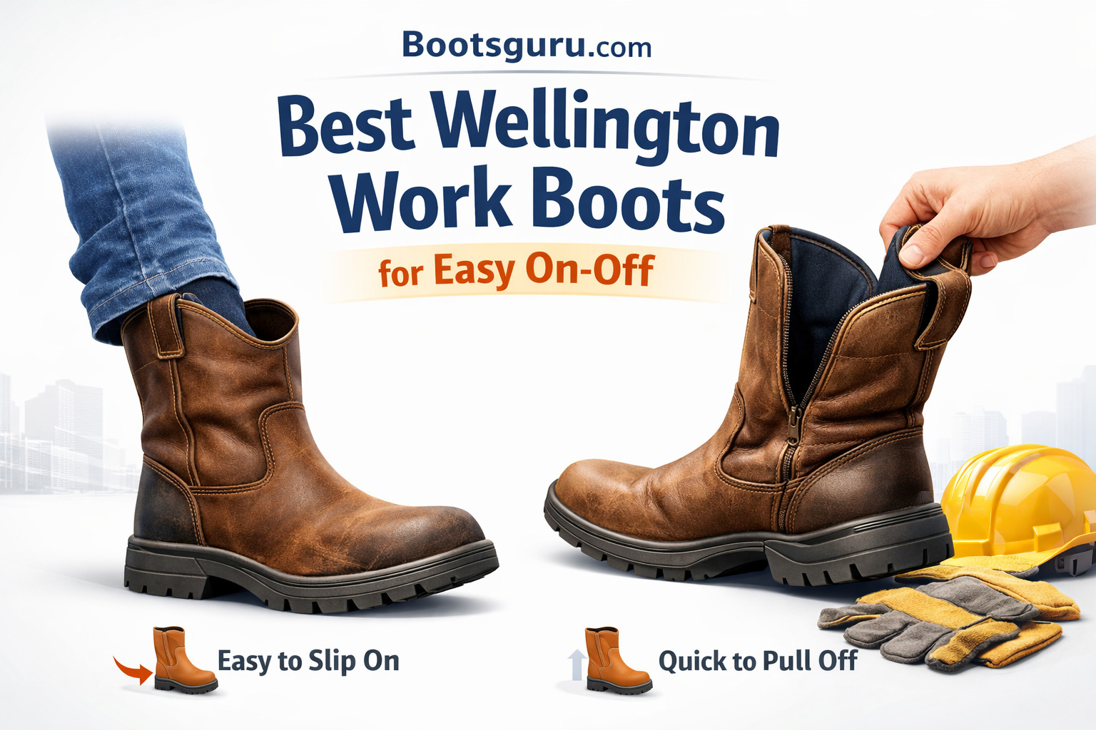 Best Wellington Work Boots (2026): Easy On-Off Picks