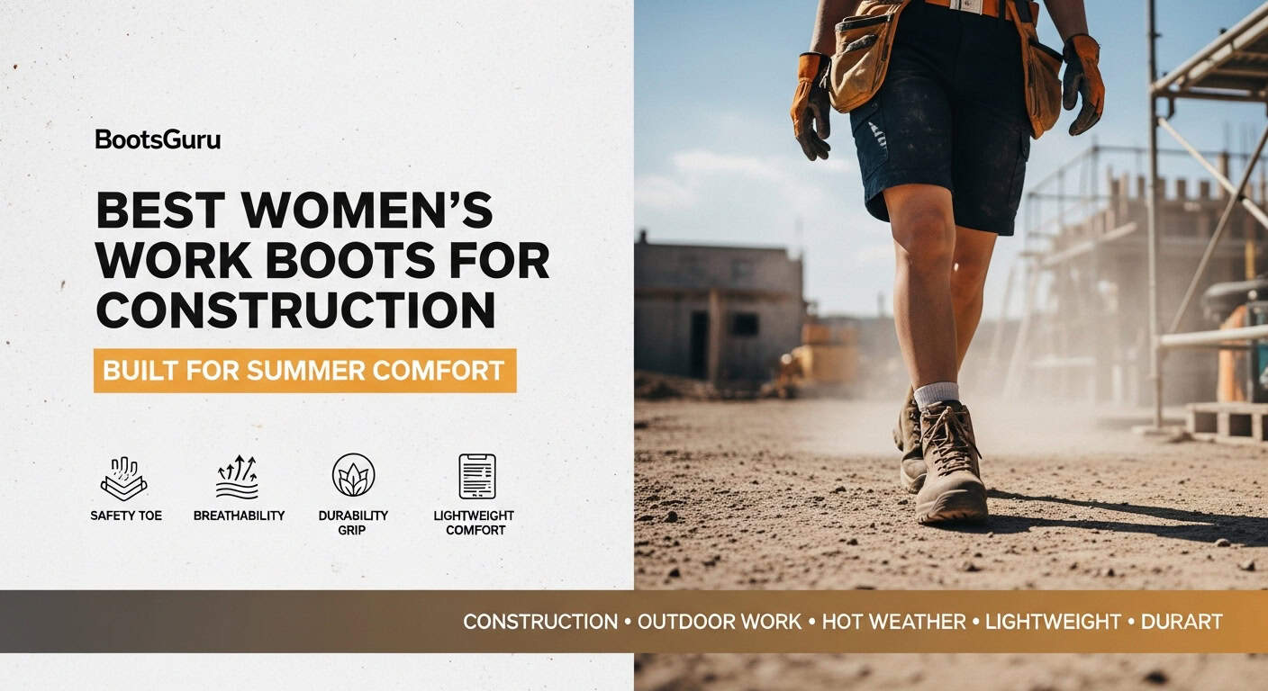Best Women's Work Boots for Construction in Summer (2026) - BootsGuru.com